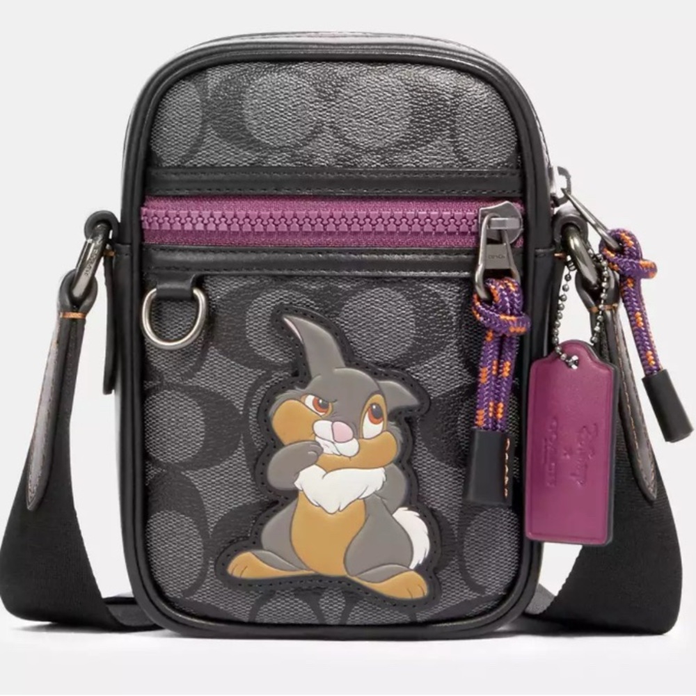 Disney X Coach Terrain Crossbody In Signature Canvas … - Gem